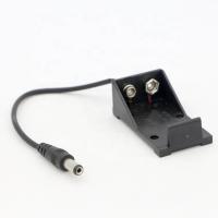 China 15cm DC Plug 2.1x5.5mm Switch Cover Holder Box  9V Battery Case for sale