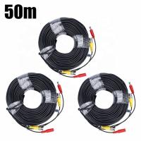 China Customized 1M 5M 10M Male to Female CCTV Camera Security Assembly RG59 Video BNC DC Power SDI Cable for sale