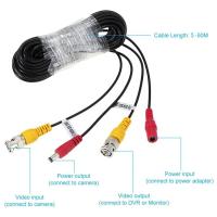 China Customized 1M 5M 10M Male to Female CCTV Camera Security Assembly RG59 Video BNC DC Power SDI Cable for sale