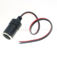 China 12V 24V 10A 18AWG DC Car Cigarette Lighter Female Socket Power Adapter Extension Cable for sale
