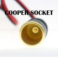 China 12V 24V 20A Pure Copper DC Car Cigarette Lighter Female Socket Power Adapter Extension Cable for sale