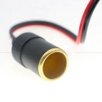 China 12V 24V 20A Pure Copper DC Car Cigarette Lighter Female Socket Power Adapter Extension Cable for sale