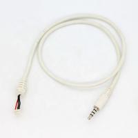 China Custom White 3.5mm TRRS Audio Jack to JST 2.0mm 2.54mm Pitch Connector Assembly Cable for sale