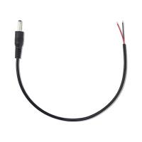 China 90 Degree Right Angle DC Power Jack 5.5x2.1mm to Open Wire End Pigtail Cable 1m for sale