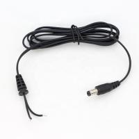 China DC Input Barrel Jack 2.1x5.5mm Male Female to Open Pigtail DC Power Cable 1m 2A for sale