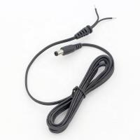 China DC Input Barrel Jack 2.1x5.5mm Male Female to Open Pigtail DC Power Cable 1m 2A for sale