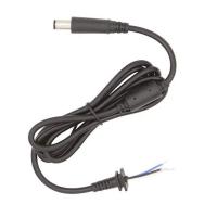 China DC 7.4x5.0mm Male Barrel Jack to Bare End Tinned Open Pigtails Wire Extension Cable 18AWG 1m for Laptop Adapter for sale