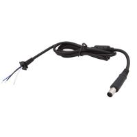 China DC 7.4x5.0mm Male Barrel Jack to Bare End Tinned Open Pigtails Wire Extension Cable 18AWG 1m for Laptop Adapter for sale