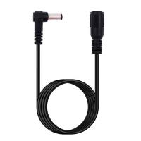 China 90 Degree Right Angle DC Power Extension Cable 5.5x2.1mm Male to Female Barrel Jack 12V for sale