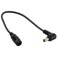 China 90 Degree Right Angle DC Power Extension Cable 5.5x2.1mm Male to Female Barrel Jack 12V for sale