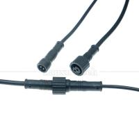 China IP67 IP68 M12 Waterproof Cable Male Female 2 Pin 20cm for LED Light for sale
