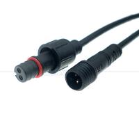 China IP67 IP68 M12 Waterproof Cable Male Female 2 Pin 20cm for LED Light for sale