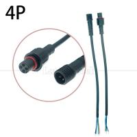 China IP67 IP68 M12 Waterproof Cable Male Female 2 Pin 20cm for LED Light for sale