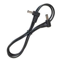 China 90 Degree Right Angle DC Power Extension Cable 5.5x2.1mm Male to Male 12V 2A for sale