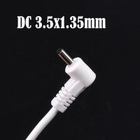 China Custom 90 Degree Angle 1m USB to DC Male 3.5x1.35mm Power Extension Cable 5V 2A for sale