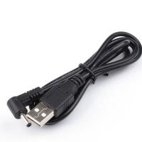 China Custom 90 Degree Angle 1m USB to DC Male 3.5x1.35mm Power Extension Cable 5V 2A for sale