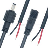 China IP67 Waterproof DC Power Extension Cable 5.5x2.1mm 5.5x2.5mm Male Female Jack 0.2m for sale