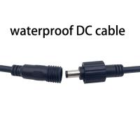 China Waterproof DC Power Extension Cable Male to Female 5.5x2.1mm 5.5x2.5mm 3.5x1.35mm 12V for sale
