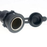 China Waterproof 12V 24V 16AWG DC Car Cigarette Lighter Female Socket Plug Power Adapter Extension Cable for sale