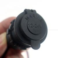 China Waterproof 12V 24V 16AWG DC Car Cigarette Lighter Female Socket Plug Power Adapter Extension Cable for sale