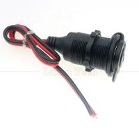 China Waterproof 12V 24V 16AWG DC Car Cigarette Lighter Female Socket Plug Power Adapter Extension Cable for sale