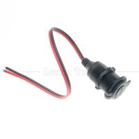 China Waterproof 12V 24V 16AWG DC Car Cigarette Lighter Female Socket Plug Power Adapter Extension Cable for sale