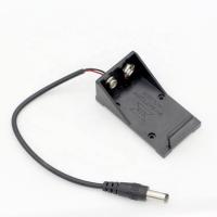 China DC Male Plug 5.5x2.1mm 9V Case Battery Holder for sale