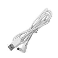 China USB to 5.5x2.1mm 90 Degree Right Angle DC Power Cable 5V 2A for LED Strip Fan for sale