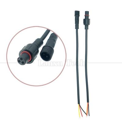 China Waterproof IP67 IP68 M12 Male Female 2 to 8 Pin Cable for LED Lighting for sale