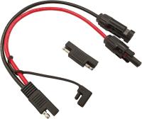China 10AWG SAE to MC4 Solar Panel Adapter Extension Cable 0.5m for RV Caravan Battery Charging for sale