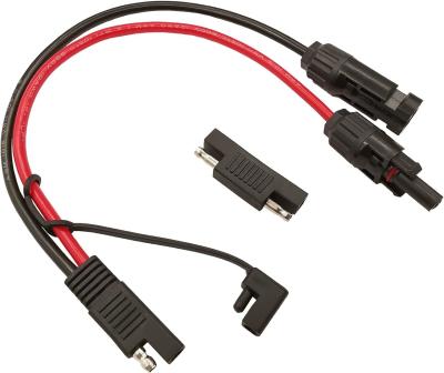 China 10AWG SAE to MC4 Solar Panel Adapter Extension Cable 0.5m for RV Caravan Battery Charging for sale
