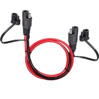 China 14AWG 2m SAE to SAE Power Automotive Extension Cable Quick Disconnect Wire Harness for Solar Battery for sale