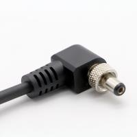 China 90 Degree Right Angle Male to Female 5.5x2.1mm DC Screw Power Charger Cable 1m for sale