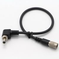 China 90 Degree Right Angle Male to Female 5.5x2.1mm DC Screw Power Charger Cable 1m for sale