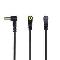 China 90 Degree Male DC 2.1x5.5 Barrel Jack to Open Stripped Tinned Wire Cable 1m for sale
