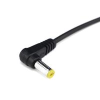 China 90 Degree Male DC 2.1x5.5 Barrel Jack to Open Stripped Tinned Wire Cable 1m for sale