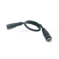 China RCA Male to DC 5.5x2.5mm 5.5x2.1mm Female Plug Barrel Jack 12V DC Pedal Power Cable 20cm for sale