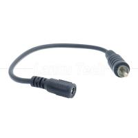China RCA Male to DC 5.5x2.5mm 5.5x2.1mm Female Plug Barrel Jack 12V DC Pedal Power Cable 20cm for sale