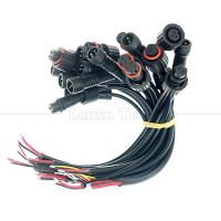 China Custom IP67 IP68 Waterproof M12 2-8 Pin DC to Open Bare Wires Cable for LED Light for sale