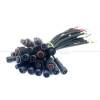 China Customized IP68 M12 Connector 2-8 Pin Male Female Waterproof Cable Assembly LED Extension for sale