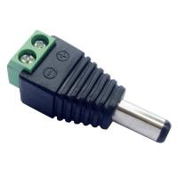 China Solderless DC Power Plug Connector 5.5x2.5mm 5.5x2.1mm Male Jack Adapter 12V 24V for CCTV Camera LED Strip for sale