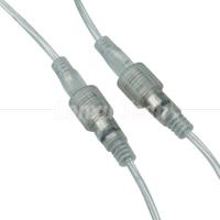 China IP67 Waterproof DC 5.5x2.1mm Male to Female Barrel Jack Power Extension Cable 1m for sale