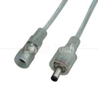 China IP67 Waterproof DC 5.5x2.1mm Male to Female Barrel Jack Power Extension Cable 1m for sale
