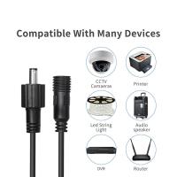 China Waterproof DC Power Extension Cable Male to Female 5.5x2.1mm IP67 1m for LED Light for sale