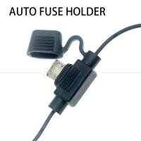 China 12V DC 5.5x2.1mm to Alligator Clips Fuse Power Cable 18AWG 2m for Trail Camera for sale