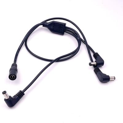 China 1 Female to 3 Male DC Splitter Power Extension Cable 5.5x2.1mm 12V 2A for CCTV Security Camera for sale
