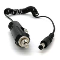 China 12V Spring Coiled Car DC Jack 5.5x2.1mm Cigarette Lighter Extension Cable for sale