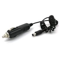 China 12V Spring Coiled Car DC Jack 5.5x2.1mm Cigarette Lighter Extension Cable for sale