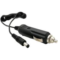 China 12V Spring Coiled Car DC Jack 5.5x2.1mm Cigarette Lighter Extension Cable for sale