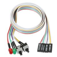 China ATX Power Switch Cable Set with LED Indicators - 50cm Length for PC Case Motherboard Reset and Power Control for sale